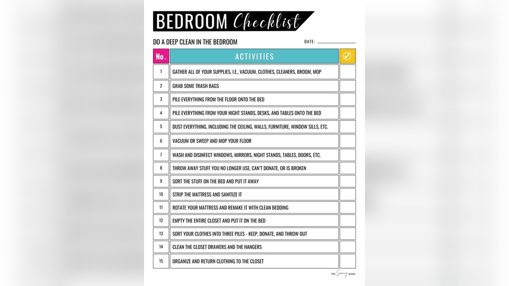 Bedroom Cleaning Checklist: Ultimate Guide for a Sparkling Room - The ...